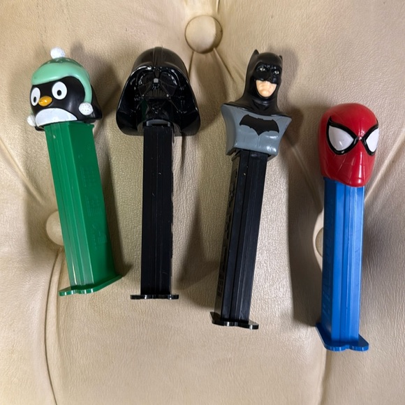 PEZ | Toys | Vintage Pez Dispensers Darth Vader Spiderman Batman Chilly ...
